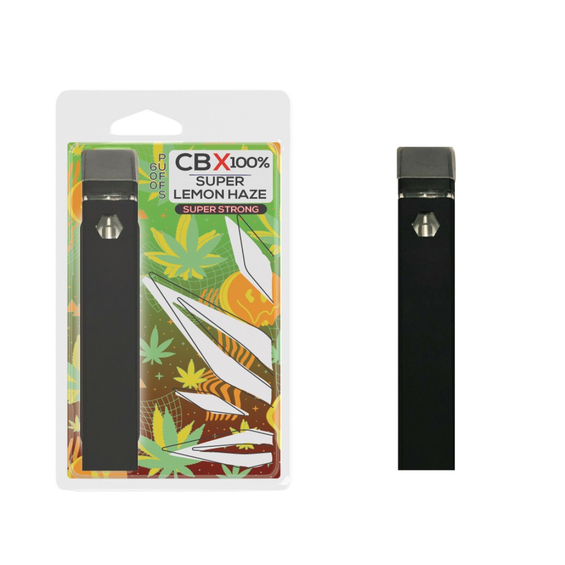 Hempower Disposable Vape Pen CBX 100%, "Super Lemon Haze" (blister ...
