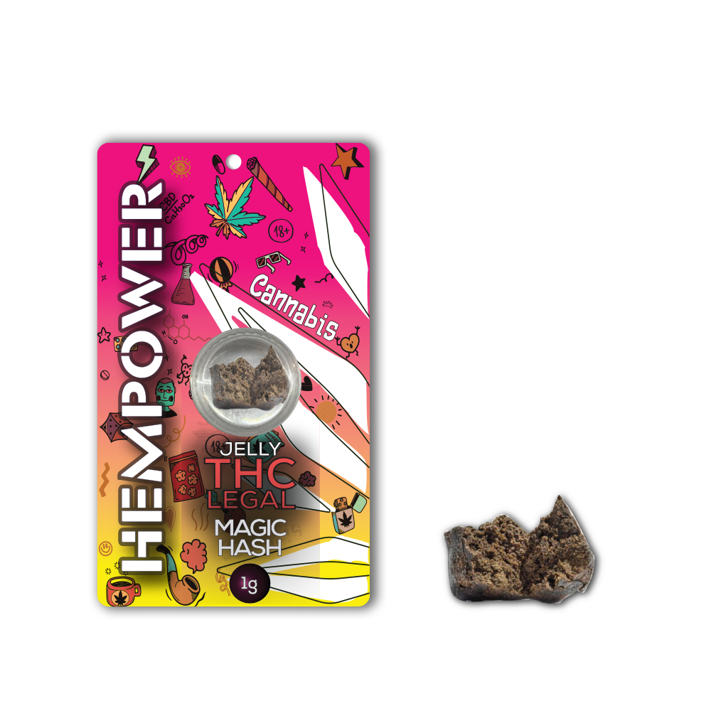 Hempower Red Leaf Jelly Magic Hash 1.0gr - 2066