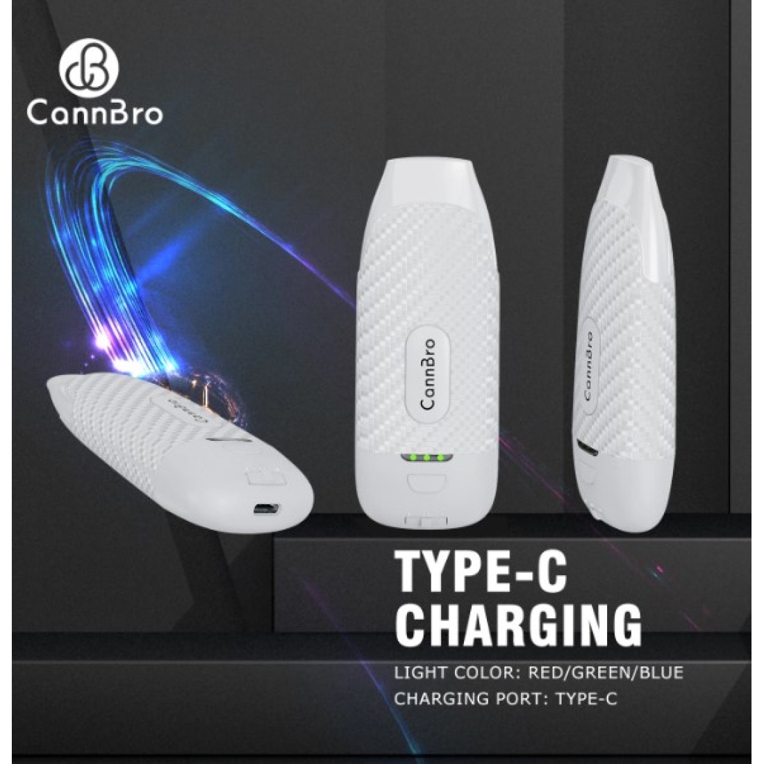 Cannbro dual carts battery (white camel) - 1693