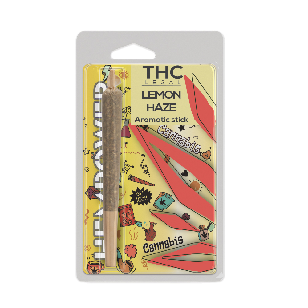 Hempower Red Leaf Stick "Lemon Haze" 1pc, blister case - 2021